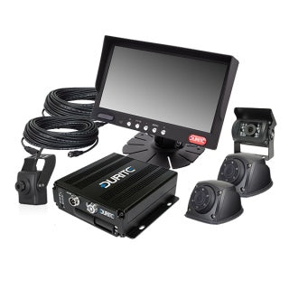 Durite 12V-24V 7 Inch 4-Channel CCTV Vehicle Surveillance System with ...