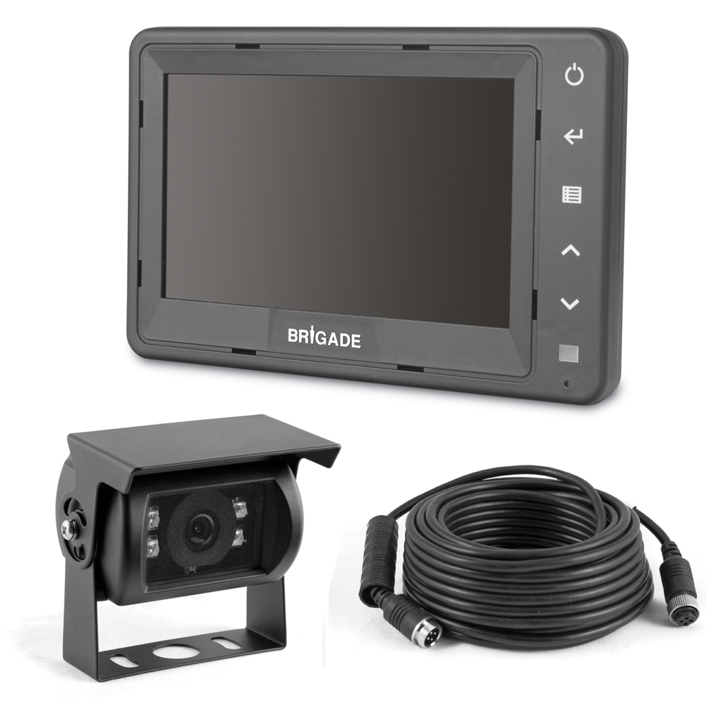 Brigade Camera + 5"Monitor System For Rigid Vehicles – Universal Electrix
